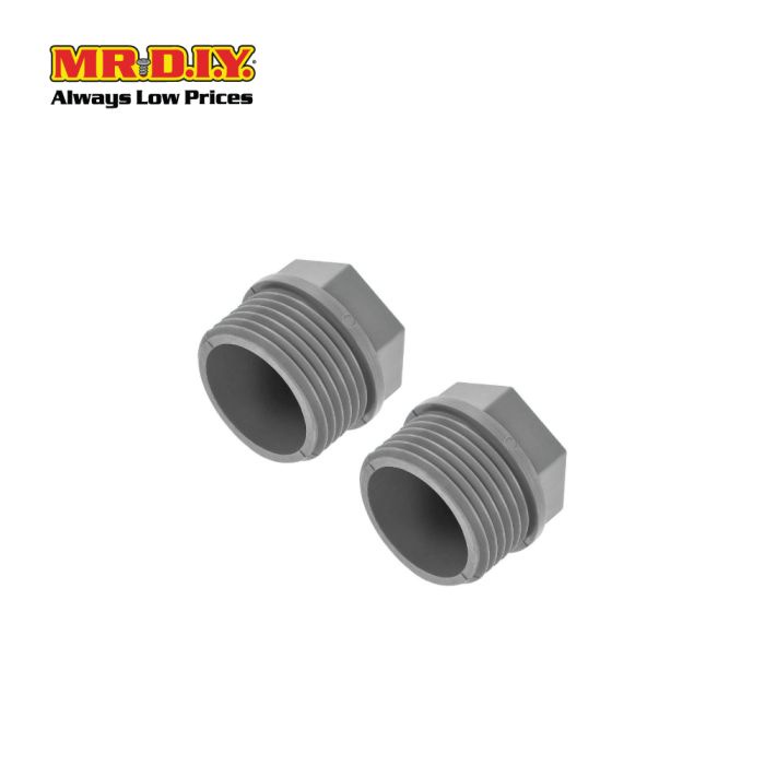 (MR.DIY) PVC 1/2" Square Plug AM | Shopee Malaysia