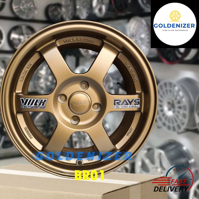 Rays sport rim 🛞kereta TE37 14inch 15 inch 16inch 17inch 14" 15" 16" 17 ...
