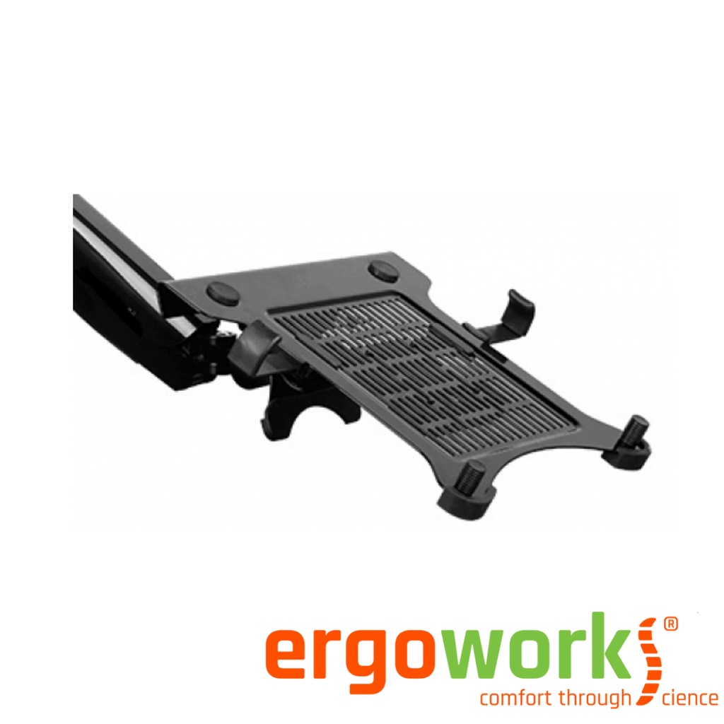 ERGOWORKS, EW-LH105-BK, LAPTOP VESA TRAY (BLACK), Quick Assembly ...