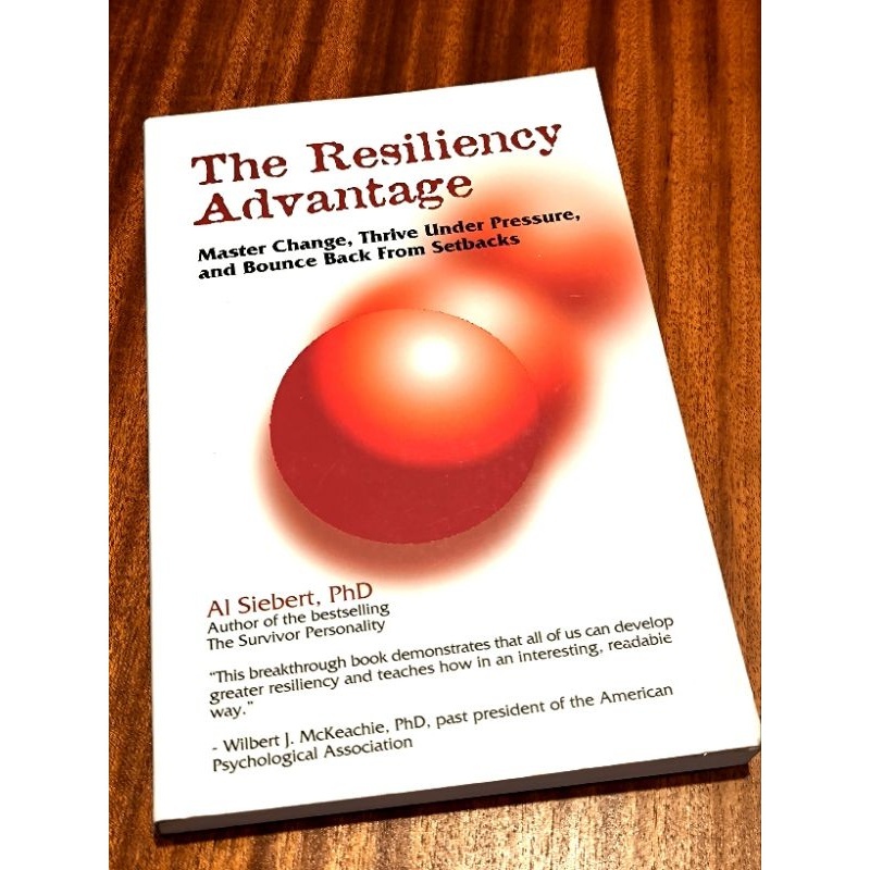 The Resiliency Advantage Master Change Thrive Under Pressure Bounce Back From Set Back Book By ...