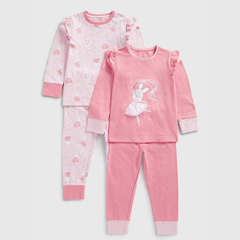 Mothercare Girl Cute Fruit Pyjamas - 2 Pack | Shopee Malaysia