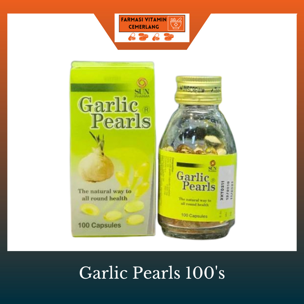 Garlic Pearl 100's - Pil Bawang Putih Sun Pharma | Shopee Malaysia
