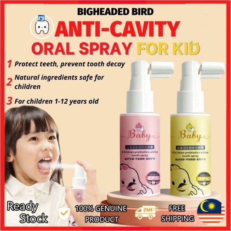 Ready stock Anti Cavity Oral Spray For Kid Probiotic Oral Cleansing ...