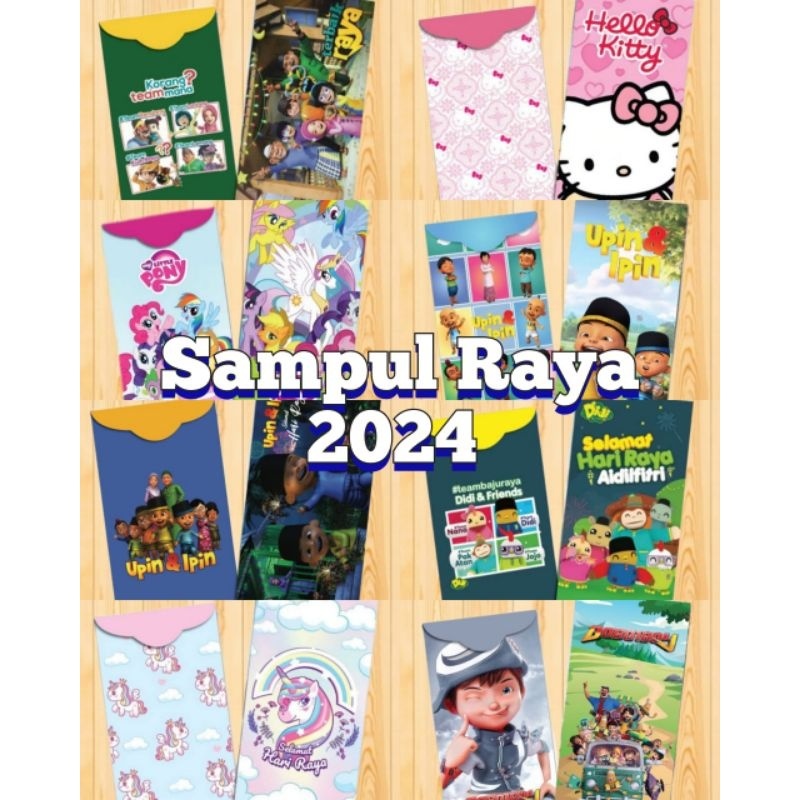 sampul Raya/angpau raya kartun 2023 (10pcs) | Shopee Malaysia