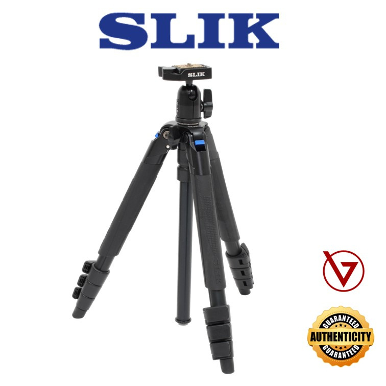SLIK SPRINT MINI III BALL HEAD CAMERA TRAVREL TRIPOD with SBH-100DQ BALL HEAD | Shopee Malaysia