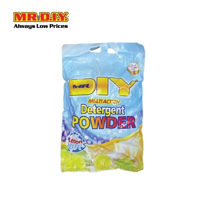 (MR.DIY) Lemon Detergent Powder Laundry Cloth (2kg) | Shopee Malaysia