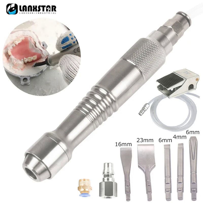 Mini Pneumatic Chisel Dental Medical Gypsum Cast Stomatology Engraver ...