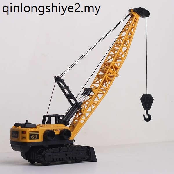 Boy Baby Tower Manual Lift Crane Children Inertial Car Toy Car Track ...