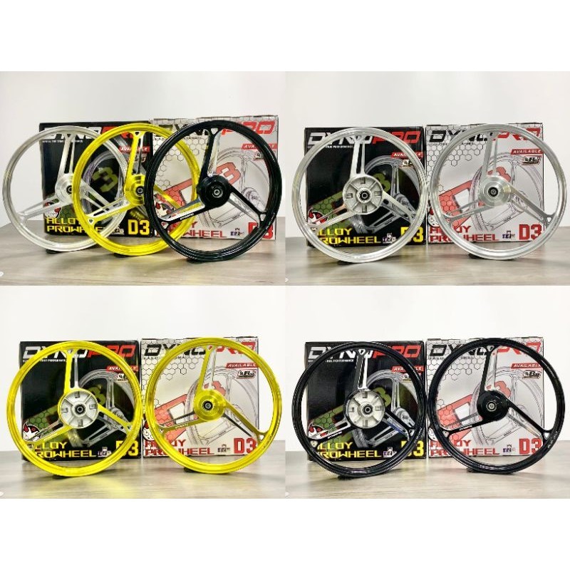 SPORTRIM (DYNOPRO) D3 Batang Alloy 3 batang Pro wheel D3 Y125 y125zr lc135 v8 lc135 5s | Shopee ...