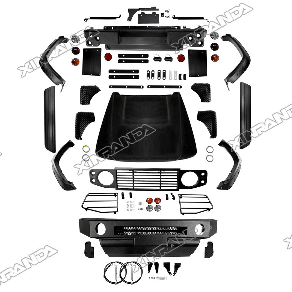 Jimny JB74 Accessories Defender Style Car Body Kits for Suzuki Jimny ...