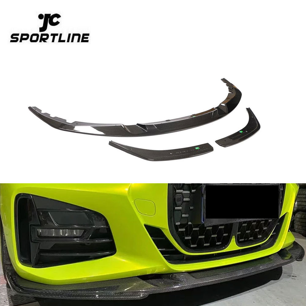 Dry Carbon Fiber G22 Front Bumper Lip Splitter Chin for BMW G22 G23 G26 ...