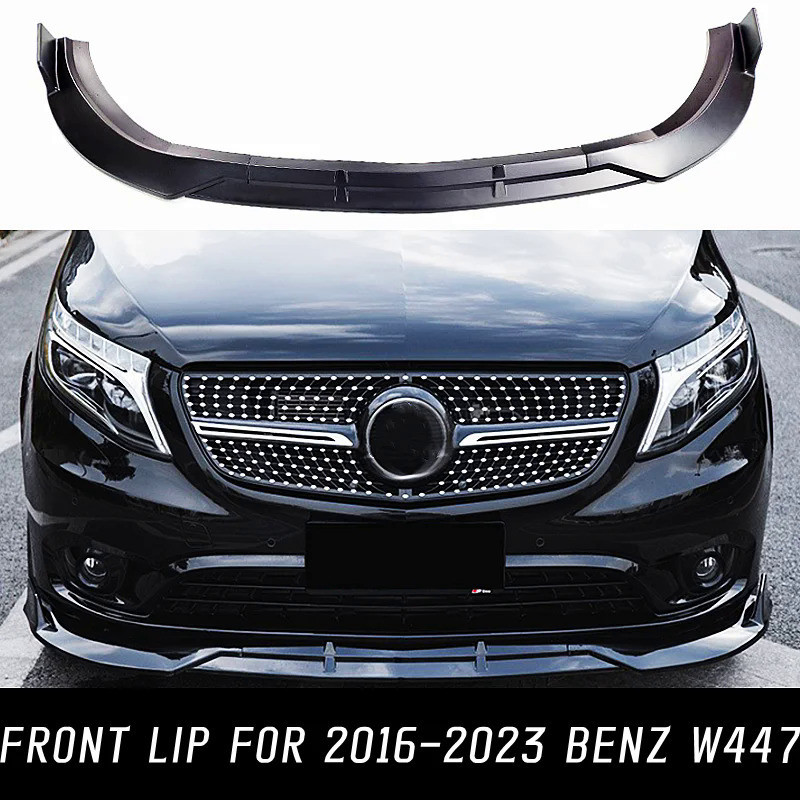 Car Front Bumper Lip Chin Spoiler Splitter Diffuser Bodykit For ...