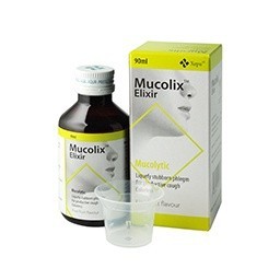 Mucolix Syrup 90mL (Batuk Berkahak Pekat Cough Phlegm) Exp: December ...