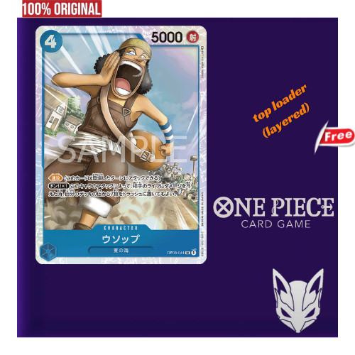 ORIGINAL Usopp Character OP03-041 SR optcg one piece card | Shopee Malaysia