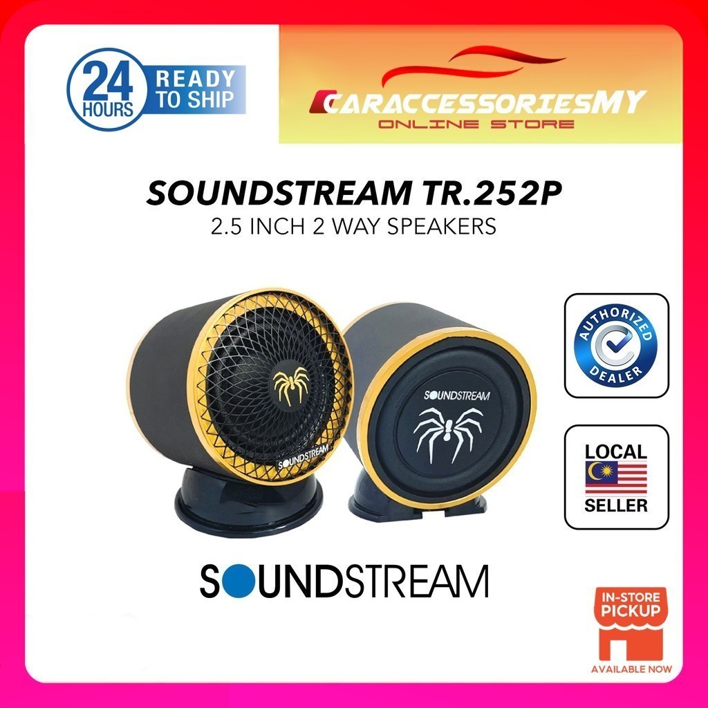 Soundstream Troupe Collection TR.252P 2.5" 2-Way Full Range Car ...