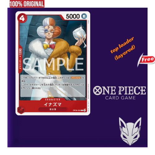 ORIGINAL 4x cards playset deck Inazuma Character OP06-002 C optcg one piece card | Shopee Malaysia