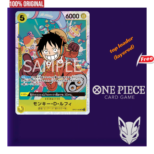 ORIGINAL Monkey.D.Luffy Character OP07-109 SR optcg one piece card | Shopee Malaysia