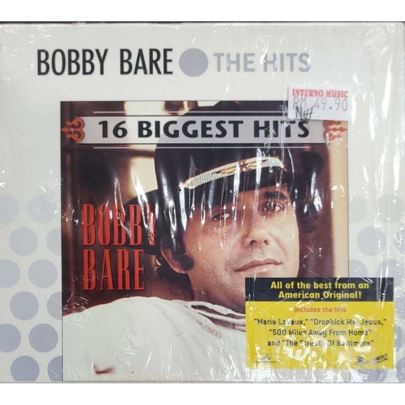 Bobby Bare - The Hits : 16 Biggest Hits (CD) | Shopee Malaysia
