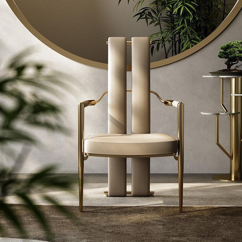 Designer Light Luxury Tea Chair Master Chair Modern Dining Chair Home ...