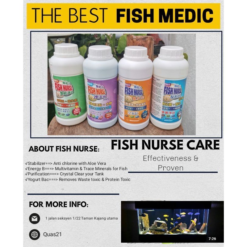 Fish Nurse Medic 500ml | Shopee Malaysia