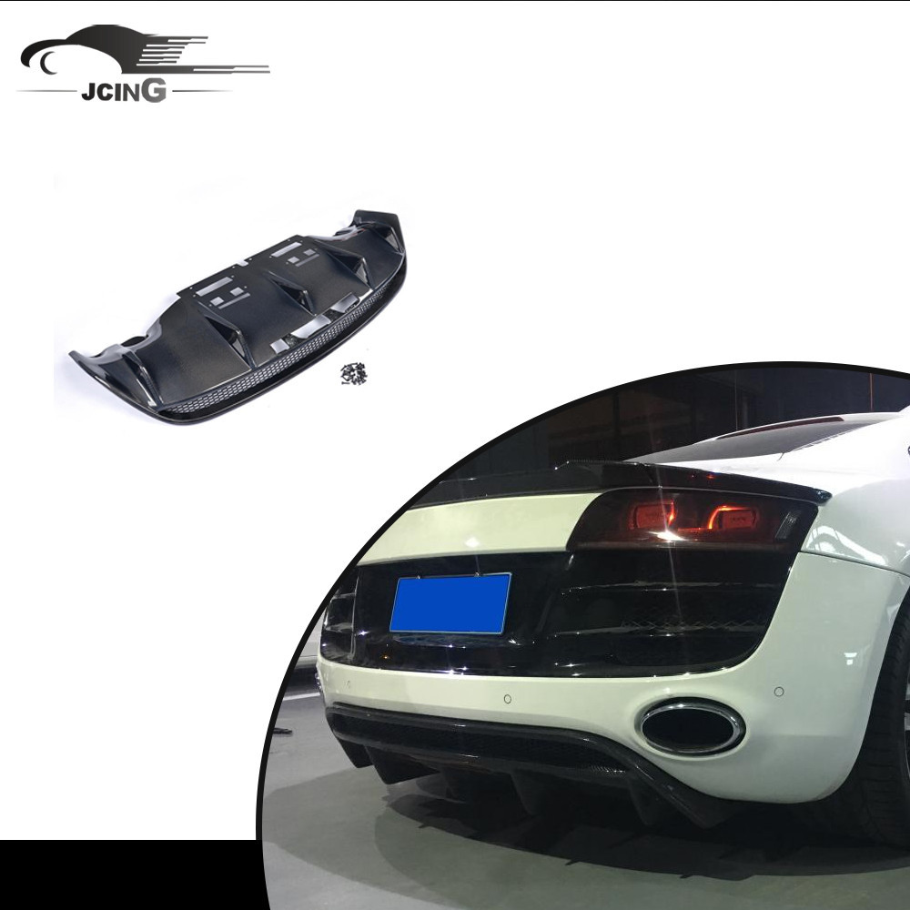 Carbon Fiber Rear Bumper Lip Diffuser for Audi R8 GT V8 V10 Coupe 2 ...