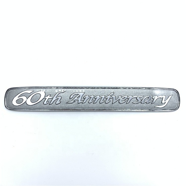 60th Anniversary Acrylic Custom Car Emblem For 09-15 Toyota Land ...