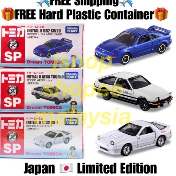 【Ready Stock in MY】Dream Tomica Initial D Series 7-11 Japan Toyota MR2 AE86 Trueno White Mazda ...