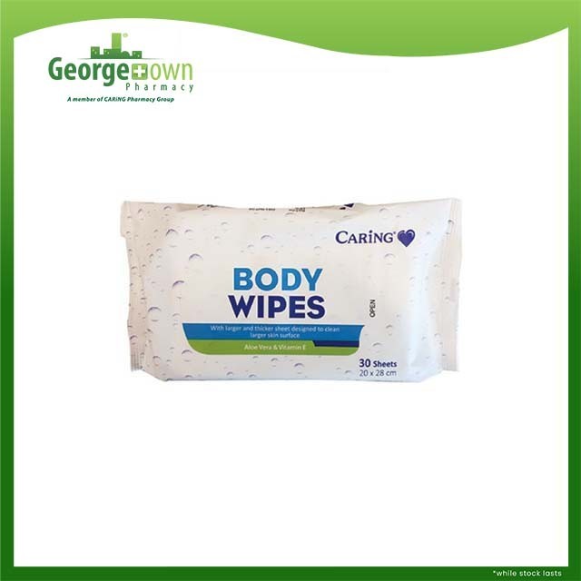 CARING BODY WIPES 30S | Shopee Malaysia
