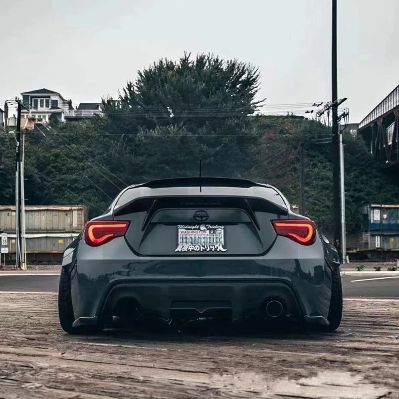 car-styling Carbon Fiber Rear Trunk Spoiler Wing For Toyota GT86 Subaru ...