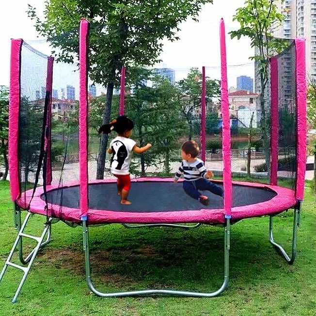 4.88M Outdoor Large Trampoline for Adults and Children-Home Garden Big ...