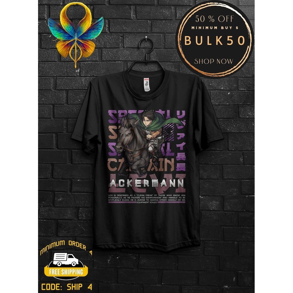 Levi Ackerman Sticker Anime Gift,Zeke Yeager T-Shirt,Mikasa And Armin ...