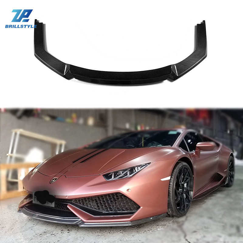Real Carbon Fiber Front Lip Spoiler For Lamborghini LP580 LP610 2014 ...