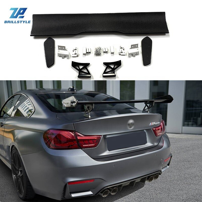GTS Type Real Carbon Fiber Rear Trunk Wing For BMW F80 F82 F83 M3 M4 ...