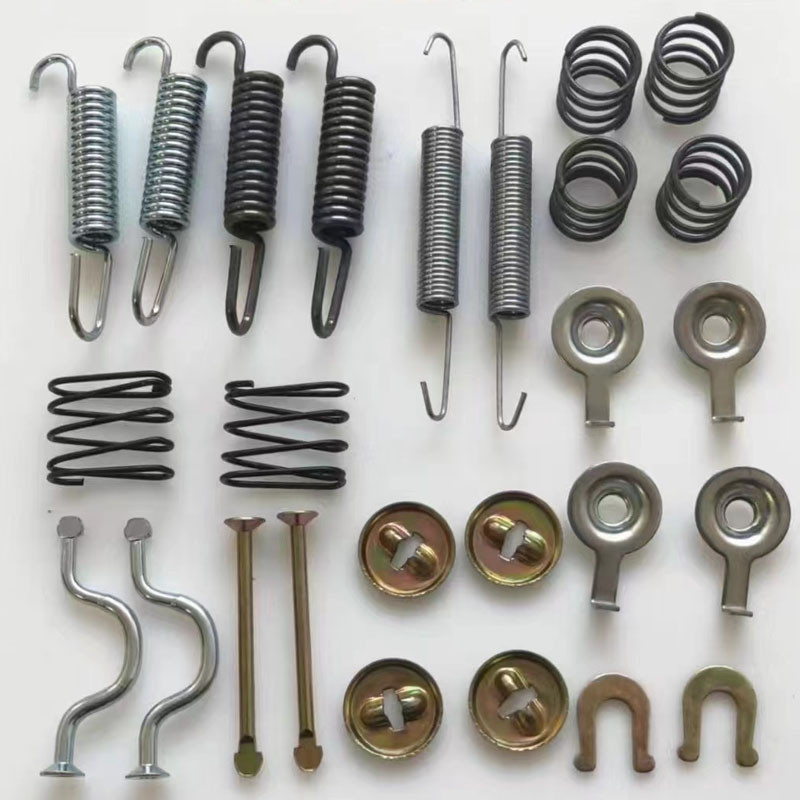 Rear Brake Shoe Return Tension Spring Washer Spring Cup Repair Kit For ...