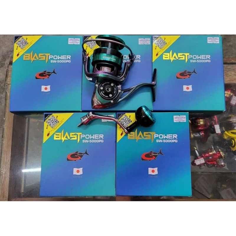 G-TECH BLAST POWER SW 5000 PG GTECH MESIN PANCING FISHING REEL | Shopee ...