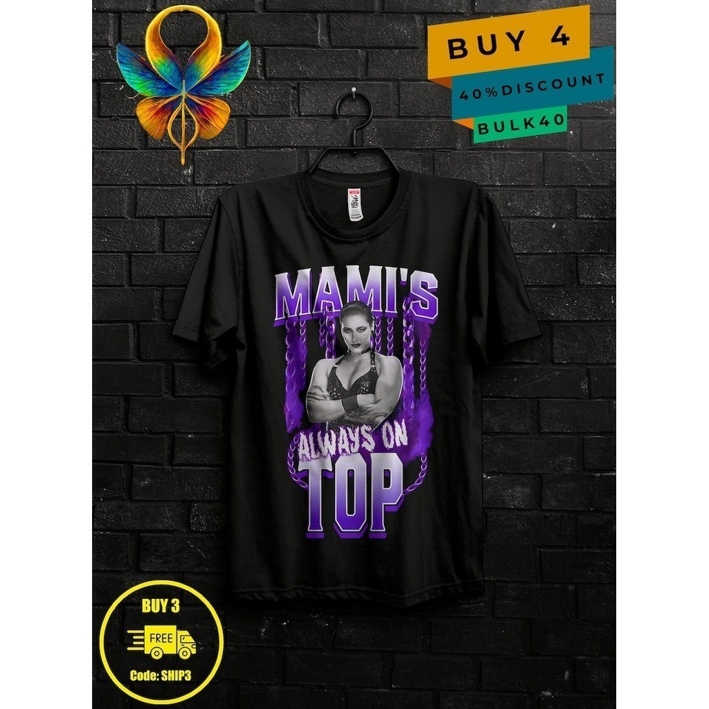 Rhea Ripley Action Figure Shirt For Girls Fighter Appareal Funny Rhea ...