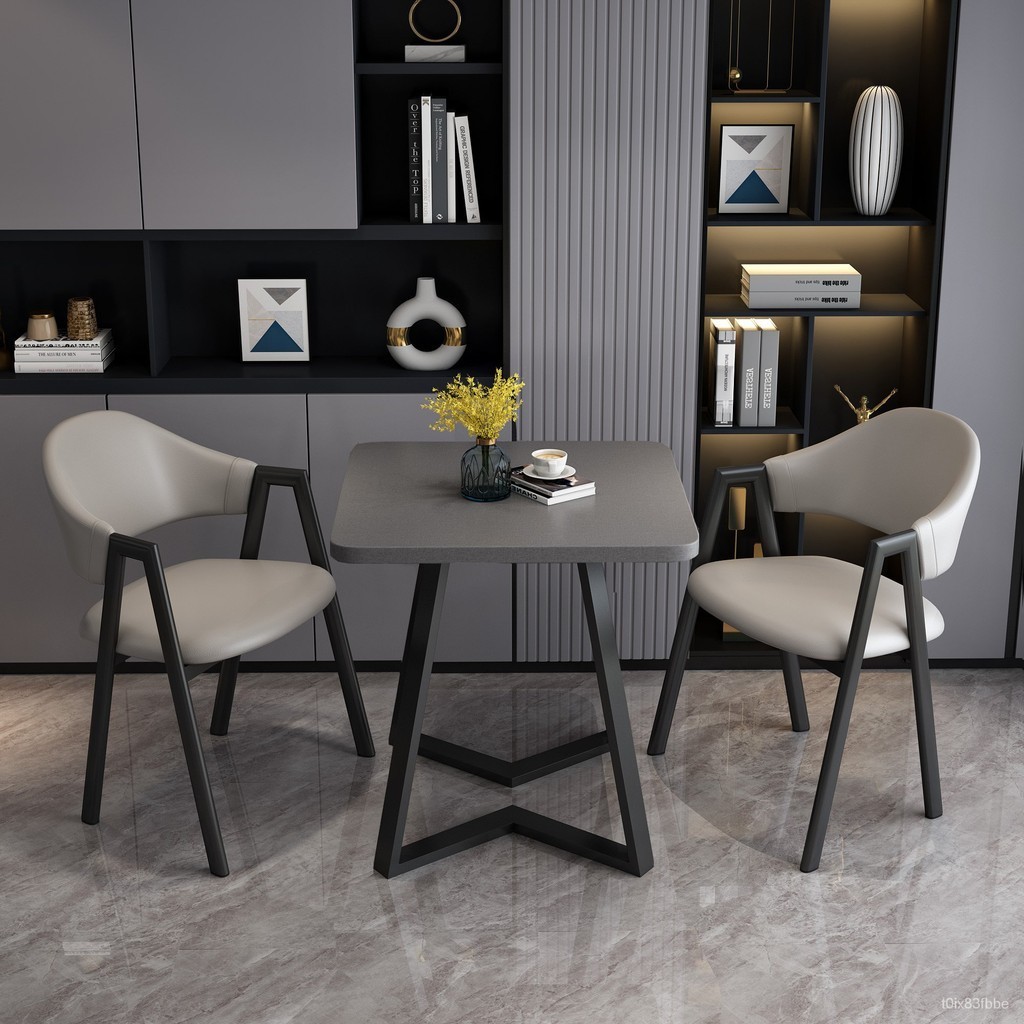 HY-6/Balcony Negotiation Table and Chair Combination Table Small Square ...