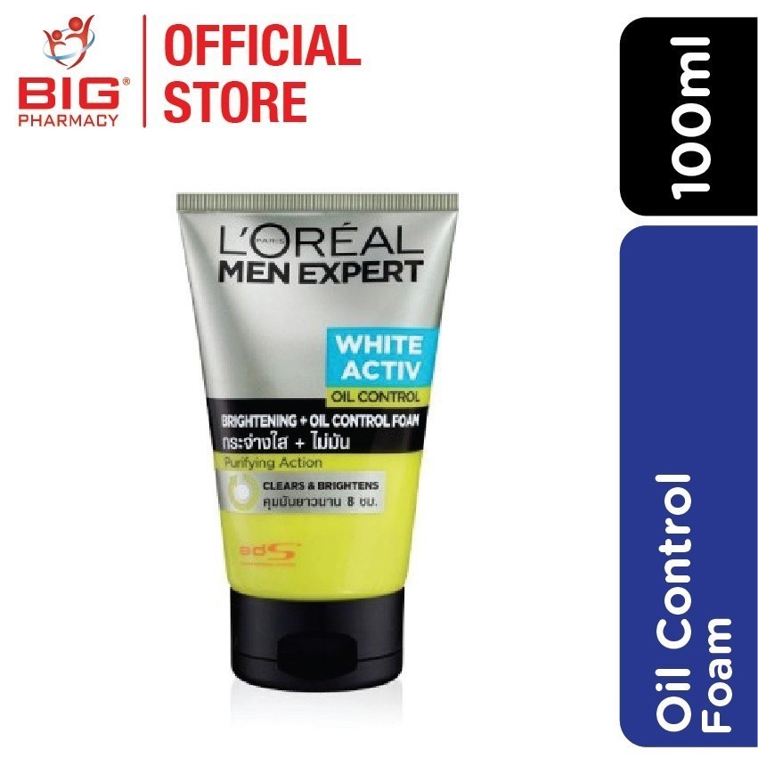 L\'Oreal Men Expert White Oil Control Deep Clear (100ml) | Shopee Malaysia