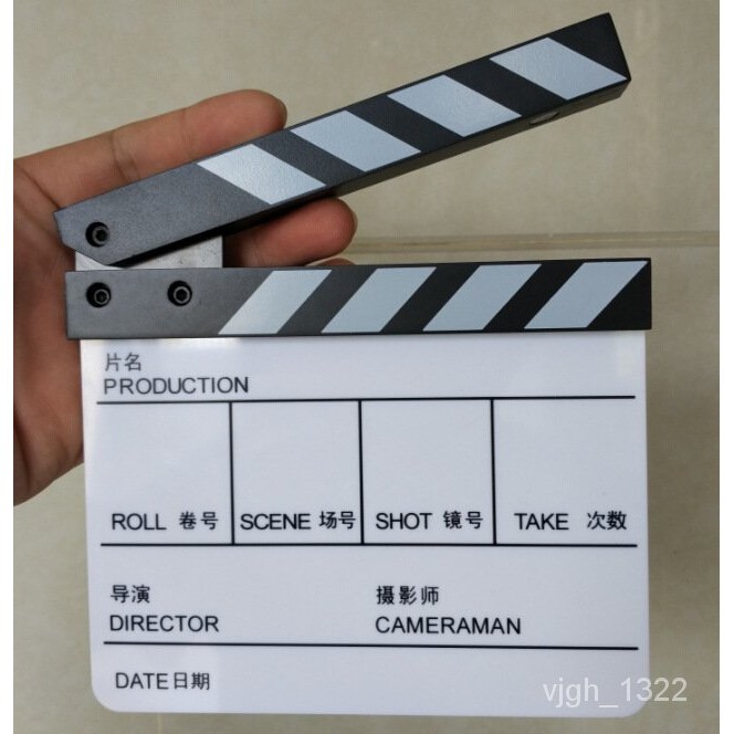 KY-6/Small Size Movie Clapperboard Playing Board Clapper Acrylic ...