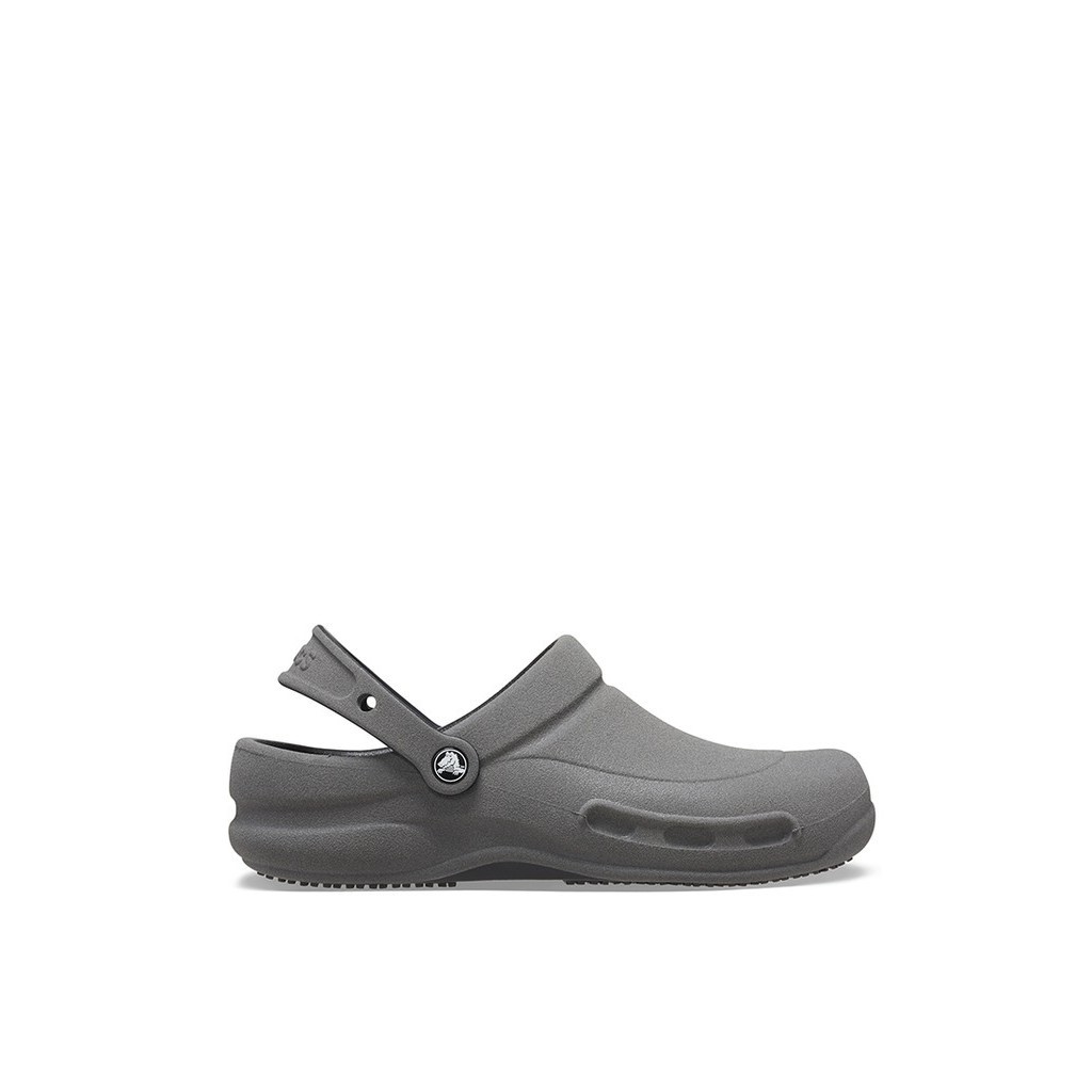 Crocs - Bistro Clogs (Unisex - Grey/Reflective) | Shopee Malaysia