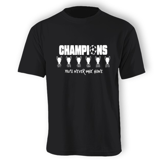 (Unisex) LIVERPOOL FC: 6 Times Champs | Shopee Malaysia