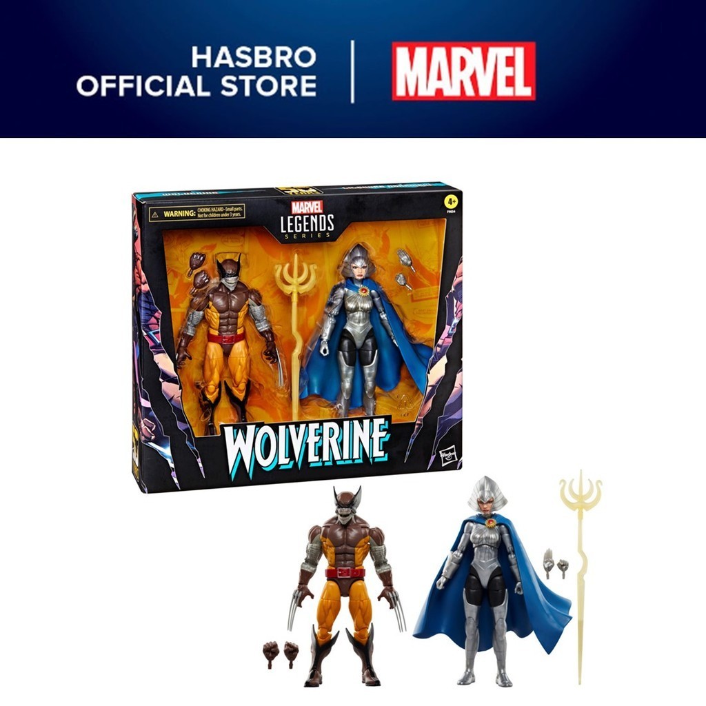 Marvel Legends Series Wolverine and Lilandra Neramani, 50th Anniversary ...
