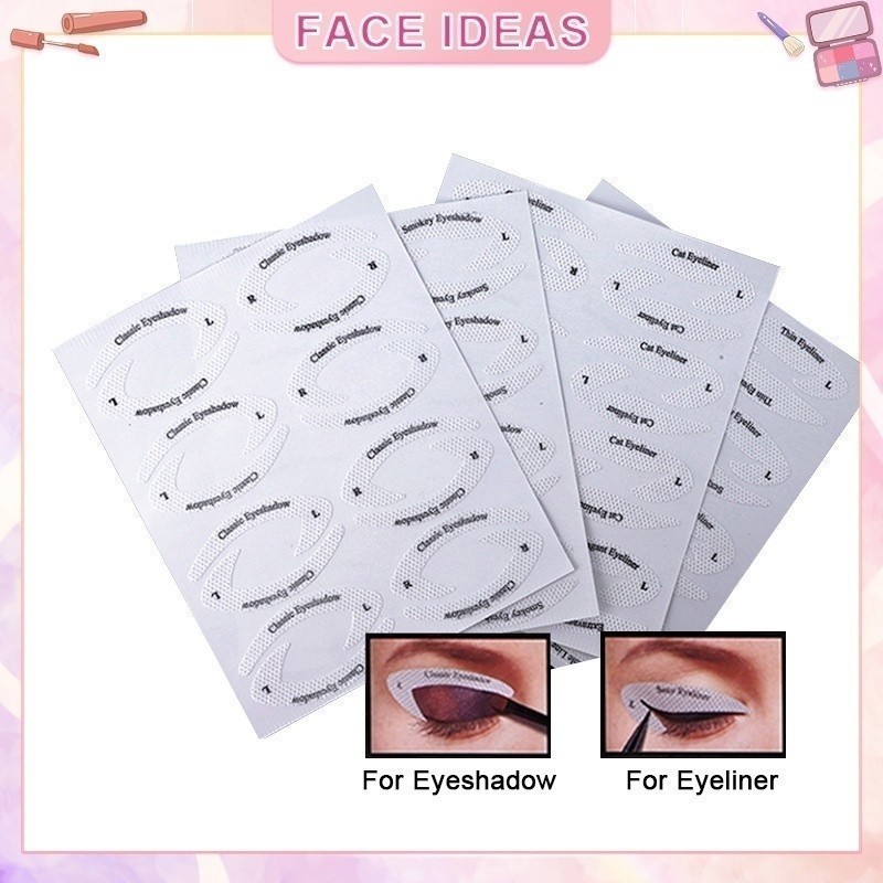 New Eyeshadow Eyeliner Sticker Eyeshadow Card, Eyeshadow Eyeliner ...