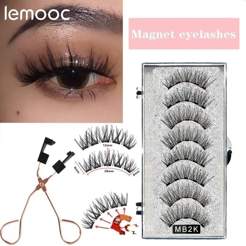magnetic false eyelash magnet glue-free grafting eyelash sticker ...