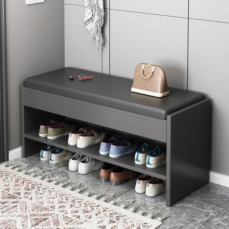 ST& Doorway Entrance Door Stool Shoe Rack Wearable Shoes Rack Stool ...