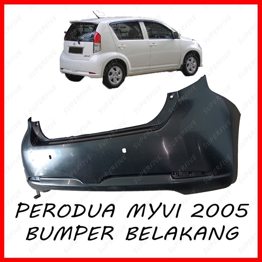 PERODUA MYVI 2005 REAR BUMPER / BUMPER BELAKANG | Shopee Malaysia