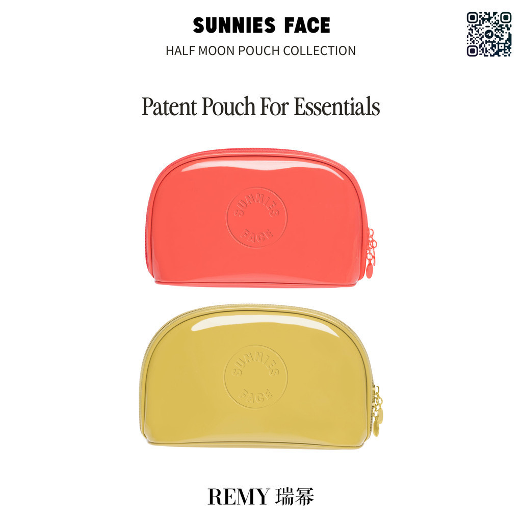 Sunnies Face Half Moon Pouch ( Makeup Pouch ) | Shopee Malaysia