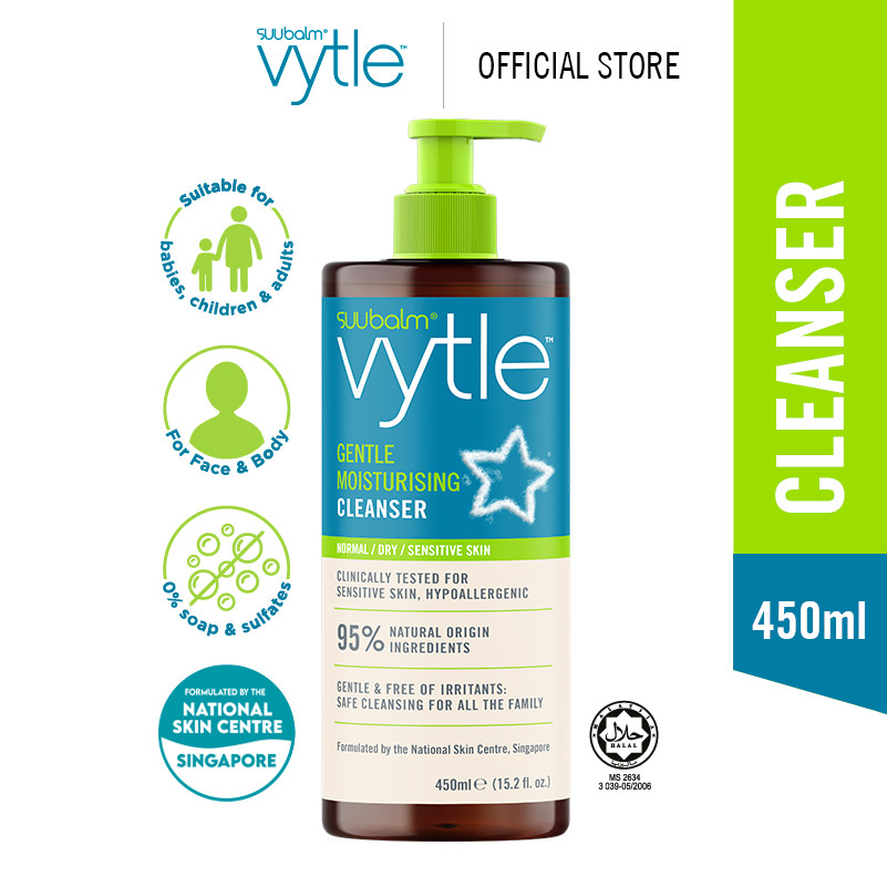 Vytle Gentle Moisturising Cleanser (450ml) | Shopee Malaysia