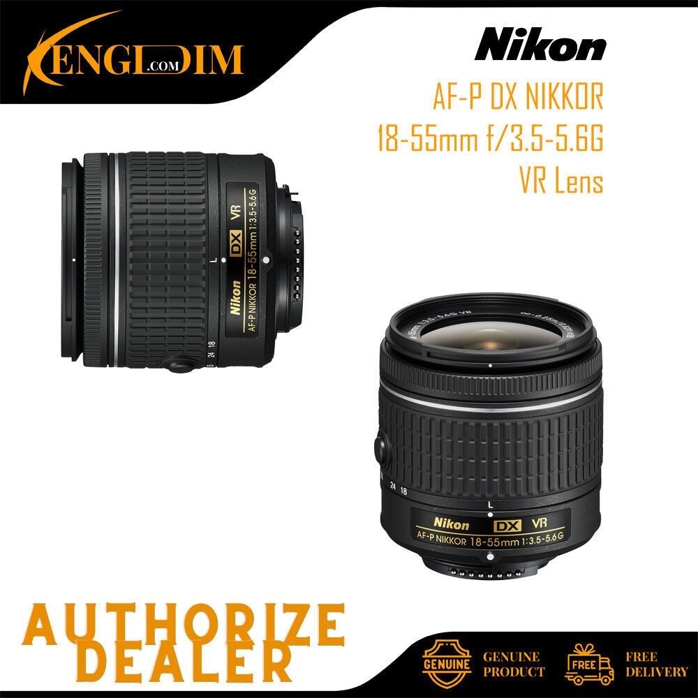 Nikon AF-P DX NIKKOR 18-55mm f/3.5-5.6G VR Lens (Nikon Malaysia Warranty) | Shopee Malaysia