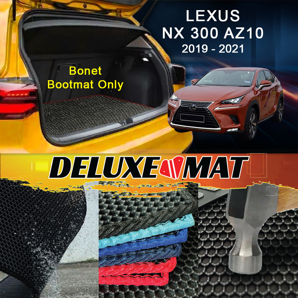LEXUS NX 300 AZ10 2019 2020 2021 Deluxe Boot Mat Car Boot Carpet Karpet ...